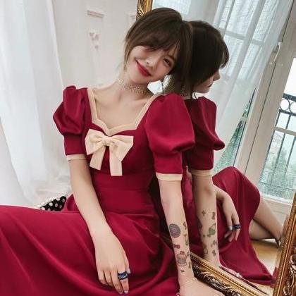 Cute Red Dress, Little Daily Homecoming Dress, Custom Made on Luulla