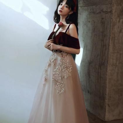 Halter Prom Dress, Glamorous Red Party Dress,custom Made on Luulla
