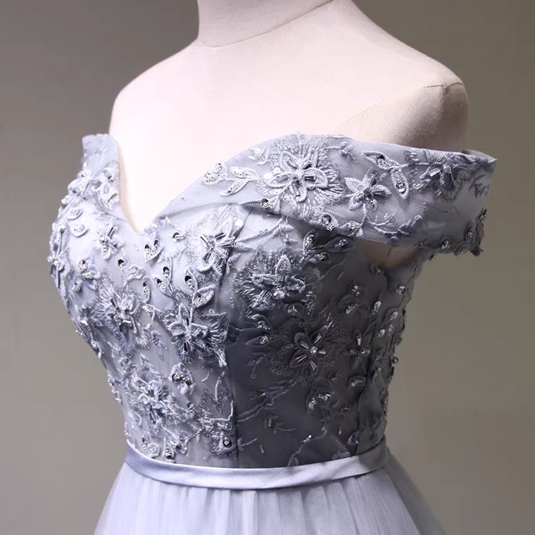 Off Shoulder Party Dress,red /blue Prom Dress,custom Made on Luulla