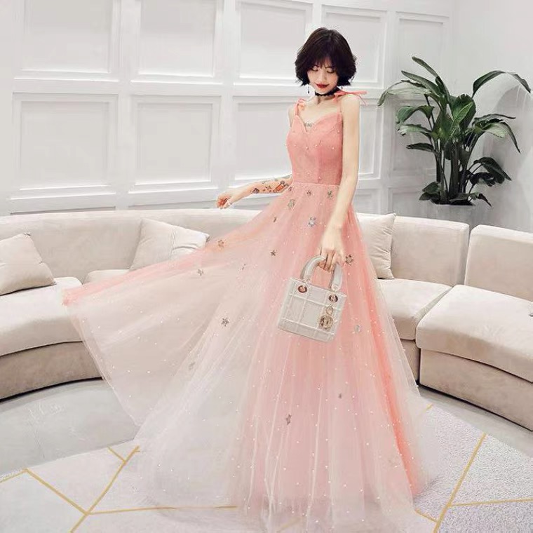 Spaghetti Strap Party Dress ,unique Graduation Dress With Bead,custom ...