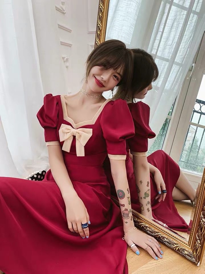 Cute Red Dress, Little Daily Homecoming Dress, Custom Made on Luulla