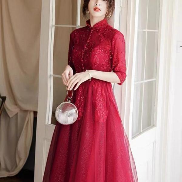 Class Long High-grade Prom Dress, Applique Blue Evening Dress,custom ...