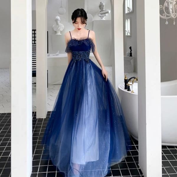 Off Shoulder Evening Dress, Gray Party Dress,custom Made on Luulla