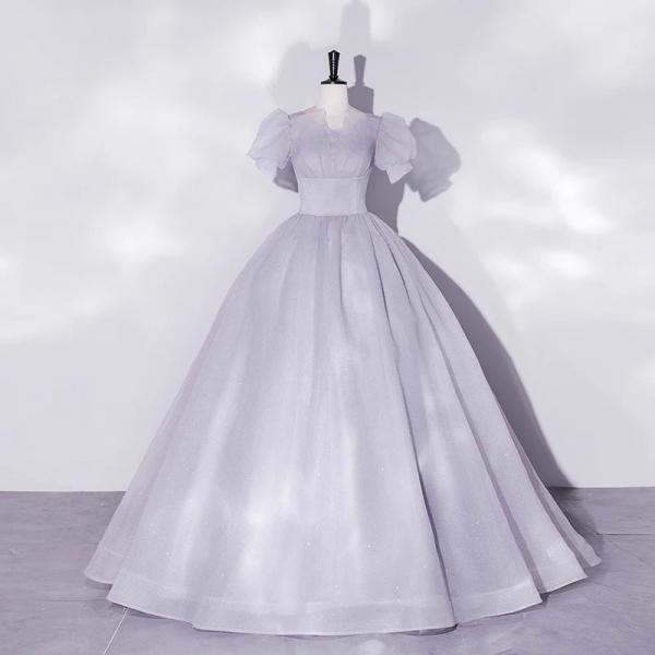 Vintage Puff Sleeve Full-length Ball Gown on Luulla