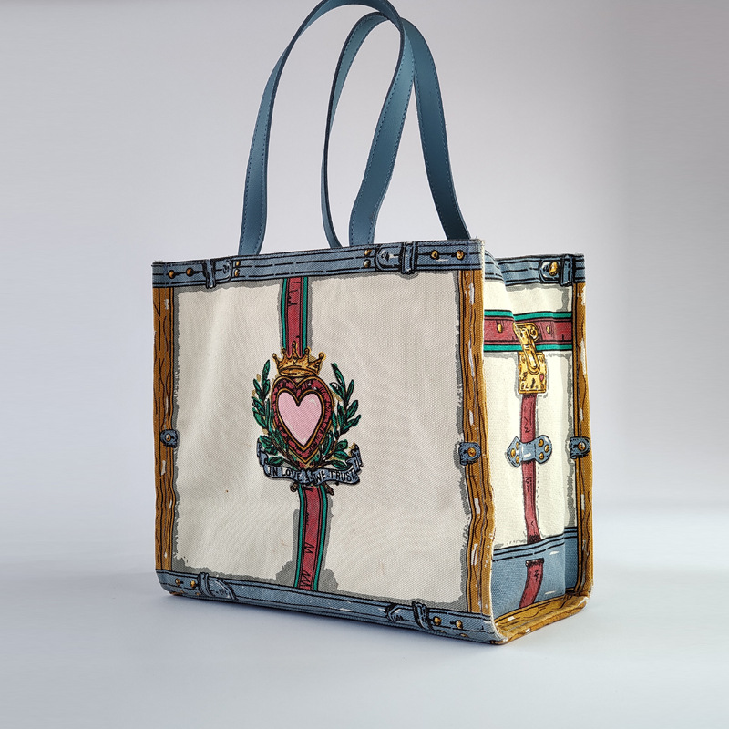 Fashion Creative Canvas Bags, Customized Cotton And Linen Bags, Casual ...