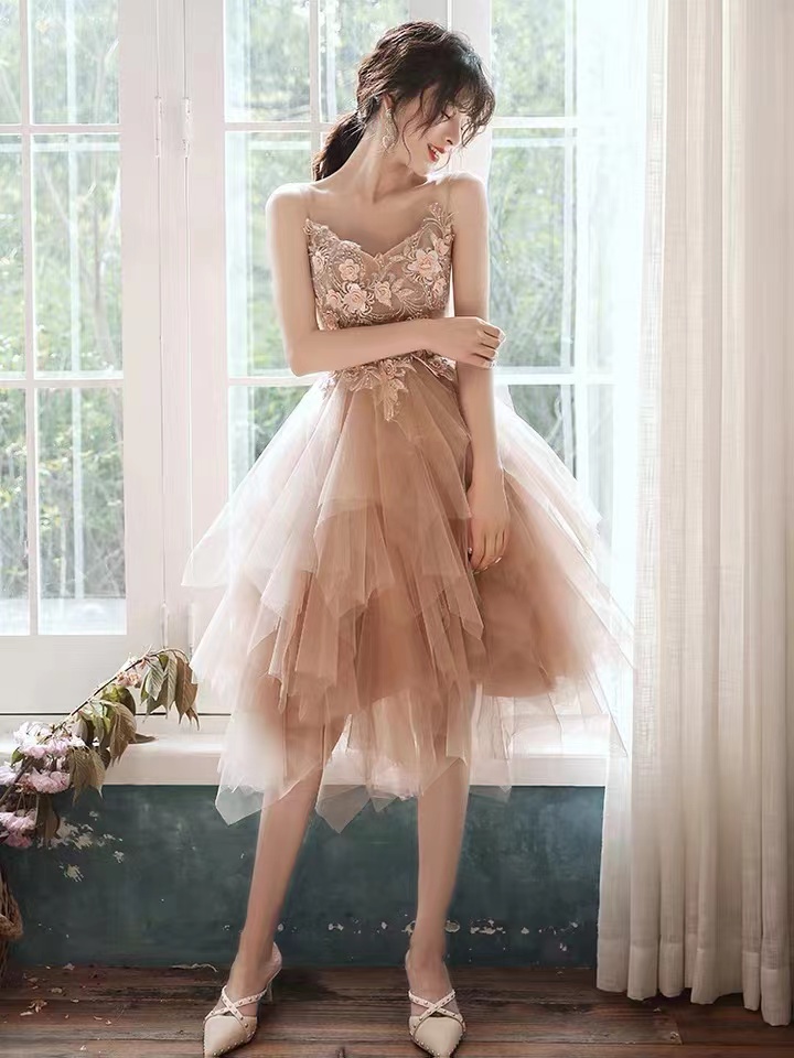 Cute Birthay Dress, Spaghetti Strap Party Dress,student Fairy ...